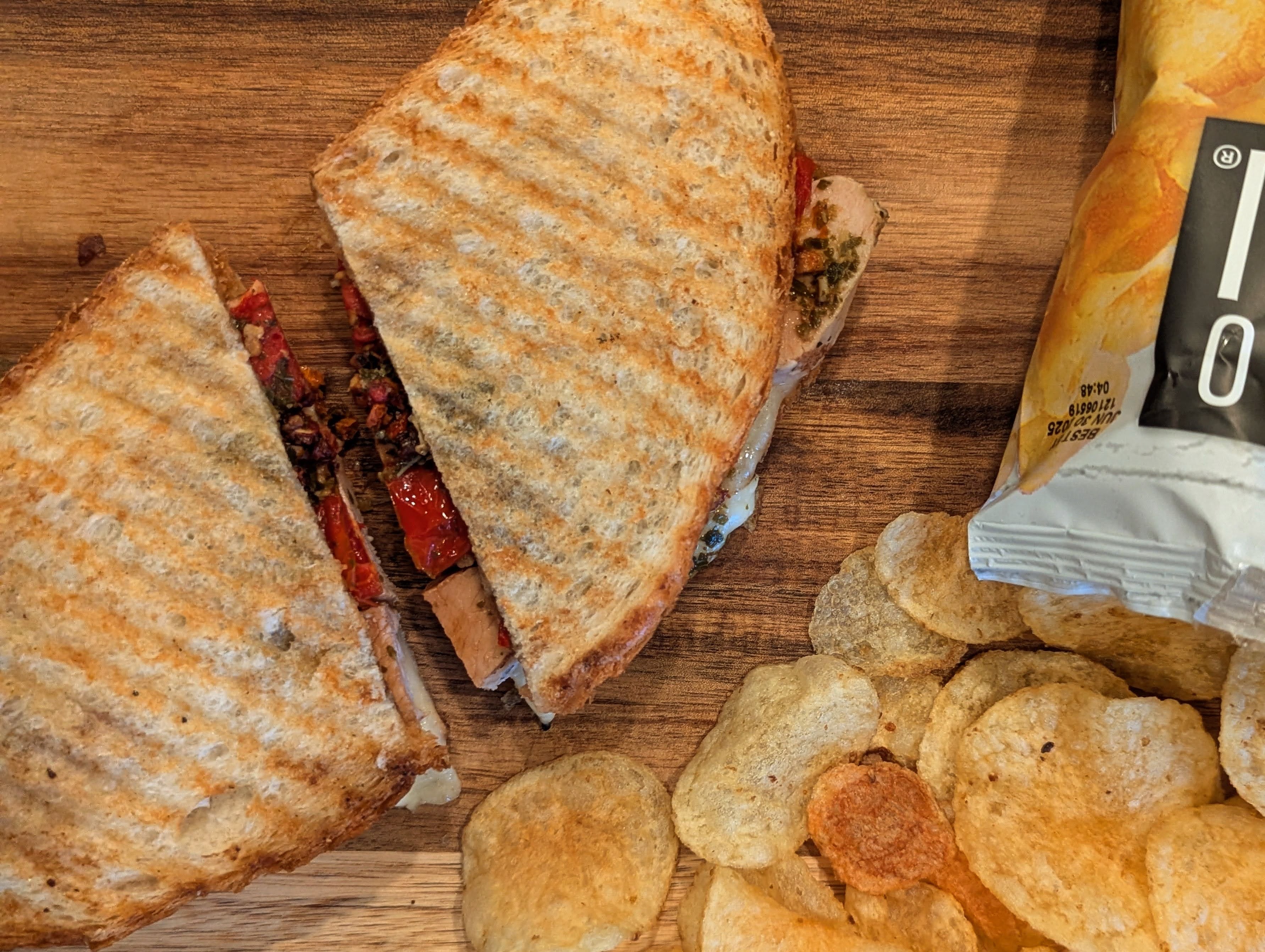 Mediterranean Chicken Panini | White Tree Cafe & Coffeehouse